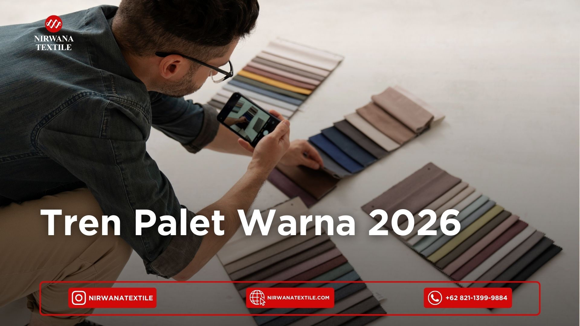 Palet Warna Tren 2026 - Nirwana Textile - Toko Bahan Kain Kaos Berkualitas